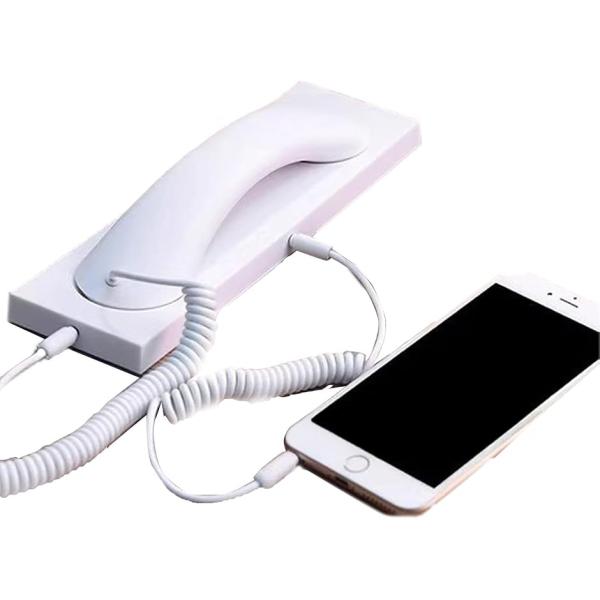 レトロな受話器型ヘッドセット。シニアの方にも握りやすい受話器です。固定電話の受話器型なので、従来の電話機と同じ感覚で安心して使用できます。マイク内蔵で通話のみに対応。単機能だから、高齢者も使いやすい。台座をとっても使えるので、卓上スペースを...