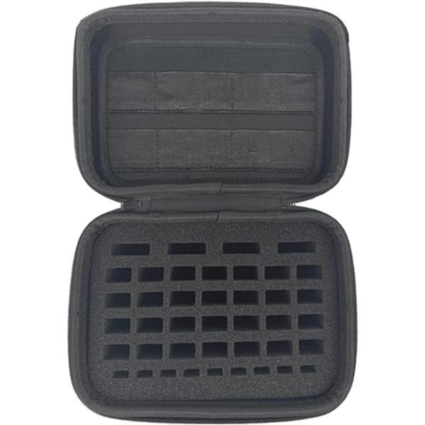 耐衝撃・防塵。小型で大容量なUSBメモリ＆メモリカードオーガナイザー。一括管理できるから移動も楽々。持ち運びやすいストラップ付で紛失防止にも。表が耐衝撃性に優れた丈夫な繊維でできており、内部はEVAスポンジで衝撃を吸収。ジッパーで隙間を作ら...