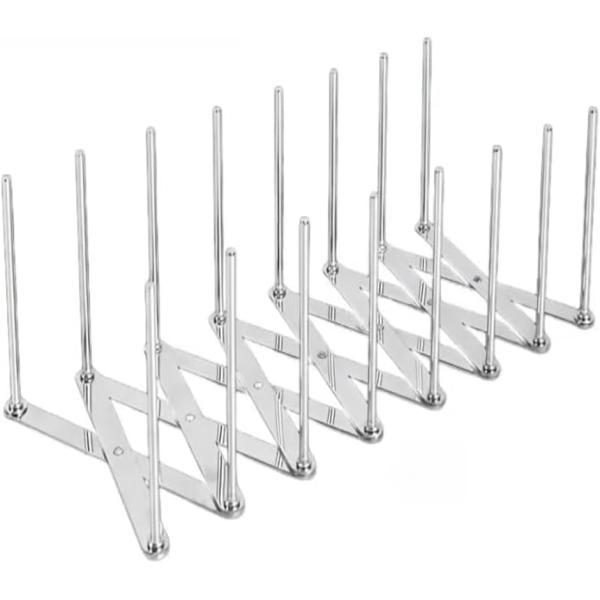 「スタイリッシュで機能的」 シンプルなシルバーデザインはどんなキッチンにもマッチし、省スペースで機能性も抜群。「縦置きですっきり整理整頓」 お皿を重ねずに考えて収納できるので、どこにどのお皿があるか一目でわかります。「錆びにくいステンレス素...