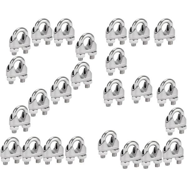 「錆びに強い高品質ステンレス製」耐久性に優れた304ステンレスを採用し、屋内外問わず使用可能。湿気や雨にも強く、長期間サビや腐食を防ぎます。ロープやケーブルの固定・結束作業を安心して行えます。「しっかり固定・滑り止め構造」U字ボルトとナット...