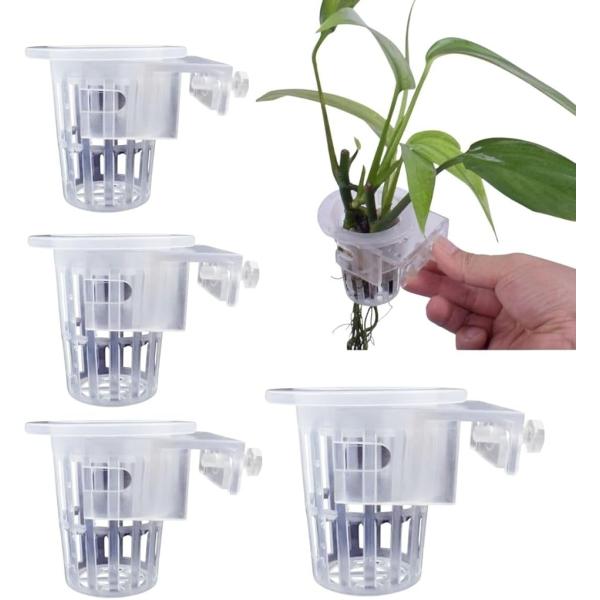 「水耕栽培対応｜植物と魚の共存を実現する自然循環システム」 この水耕栽培ホルダーカップは、水生植物や半水生植物を水槽の中で直接育てられる独自構造を採用。植物が魚の排泄物を栄養として吸収し、魚はきれいな水環境で健やかに生育できます。自然の循環...