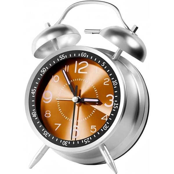 バリエーションコード : 2BR8RTU1S5「絶対に起きる目覚まし時計」このおしゃれな爆音めざまし時計は、絶対起きれる目覚まし時計です。このアナログで置き時計は、双鈴を持っているため、左右のベルをハンマーで叩きます。大音量 目覚ましどけい...