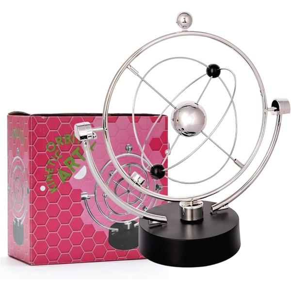 磁石の力で揺れる。シックな電磁石式のスイング天球義。磁石で揺れる様子がお子様の心を惹きつける物理科学の原理を楽しみながら学べるおしゃれな振り子のディスプレイです。立体的に惑星がディスプレイされているので、いつでも簡単に様々な角度から惑星の位...