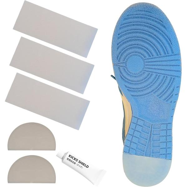 業界最多クラスのセット内容でコスパ抜群。 一般的なソールプロテクター2枚に加え、予備の1枚をプラスした計3枚のソールプロテクターを同梱。さらに、かかとを重点的に保護するヒールプロテクターも2枚付属。これ一つでスニーカー全体を徹底的にガードで...