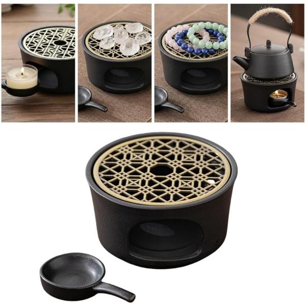 バリエーションコード : 2BRI2OO4T6「澄んだ香りで心を整えるマルチ香炉」ホワイトセージやパロサント、塔香・渦巻香など多様な香材に対応し、やわらかな煙が空間を清らかに整えます。パワーストーンやアクセサリーを乗せて10〜30秒ほど煙に...