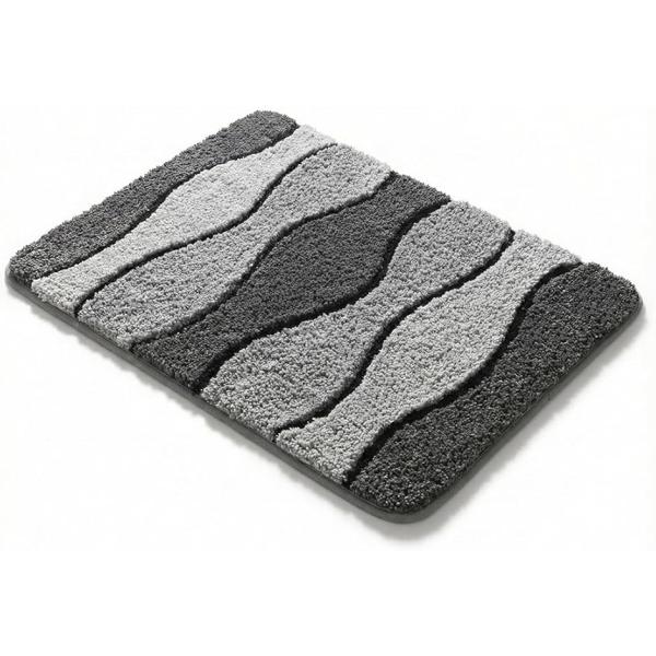 バリエーションコード : 2BRIK0P4O6「吸水・速乾」マイクロファイバー素材が足元の水滴をしっかり吸水。使用後も乾きやすく、快適に使えます。「滑り止め加工」裏面はTPR（サーモプラスチックラバー）素材を使用。床に密着しやすく、ズレを防...