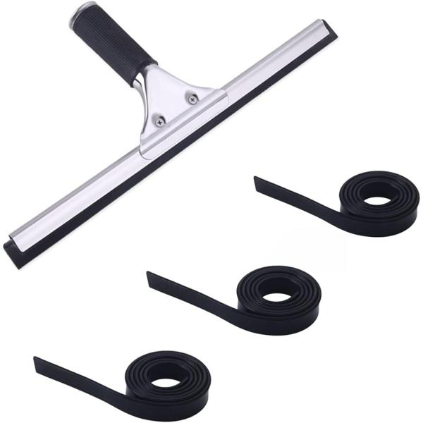 プロ品質の水切れで水跡ゼロ仕上げ 高品質・耐腐食ゴムブレードがガラス表面の水滴を一気に除去。鏡やシャワードア、窓ガラスも拭き跡を残さずクリアな仕上がりを実現します。交換用ゴムブレード3本付きで、長期間安定した性能を維持できます過酷な環境でも...