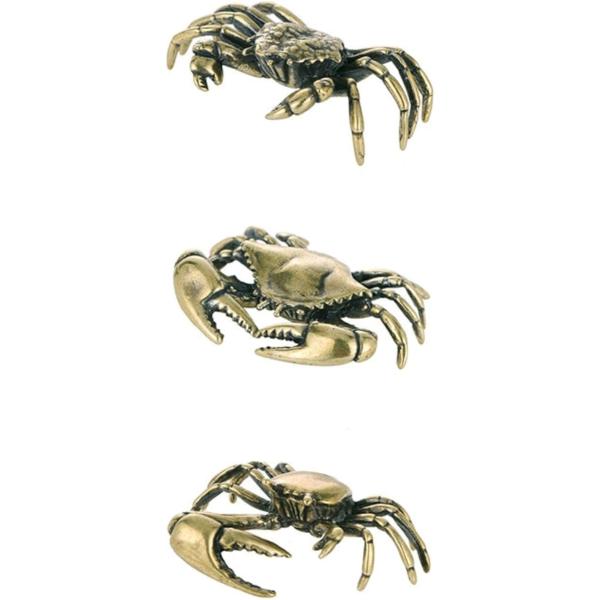 バリエーションコード : 2BRJ3YG3KK「お部屋を彩るアンティーク風カニの置物」アンティーク風なデザインのカニの置物。クラシックなゴールドカラーが高級感を演出します。「インテリアとして上品な雰囲気を演出」ゴールドのおしゃれでかわいいカ...