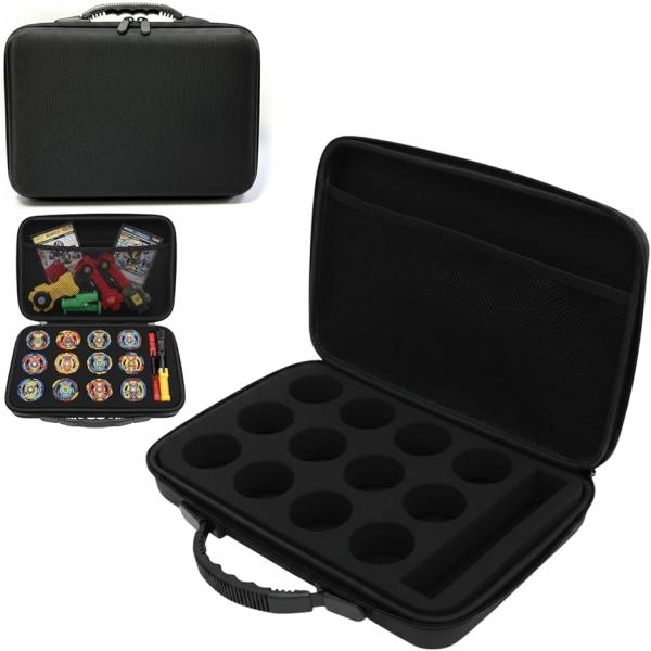 バリエーションコード : 2BRKPDFI1K「年間2，600個出荷。12個を防護する専用ギアケース」ベイブレード本体を最大12個まで個別に収納できる専用設計のハードケースです。12個の独立した収納穴により、コマ同士の接触による傷や破損を徹...