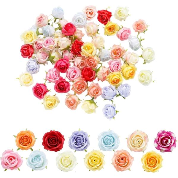 「カラフルな造花」12色の鮮やかなバラヘッドが60個セットになっており、本物の薔薇のような華やかさで空間を彩ります。良質なシルク素材を採用した花びらは柔らかく、茎のない花のみのタイプなので、ウェディングのフラワーシャワーやDIY、手作り雑貨...