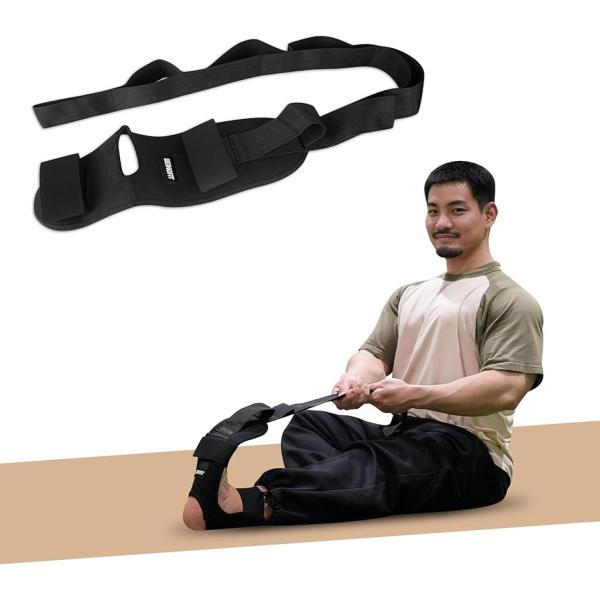 多目的ストレッチ対応: 柔軟性向上をサポートする理学療法士推奨の設計人間工学に基づいた設計: 足をしっかりホールドする安定構造により、怪我のリハビリテーション、柔軟性の向上、運動パフォーマンスの強化に最適。完全なエクササイズガイド付き強度調...