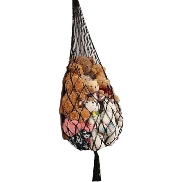 バリエーションコード : 2BROXULYL5ぬいぐるみ収納・おもちゃを吊り下げ収納することで、散らかりやすい床まわりをすっきりでき、掃除もしやすくなります。三角ネット形状の収納ネットですので、部屋のコーナーや壁面にフィットしやすく、デッド...