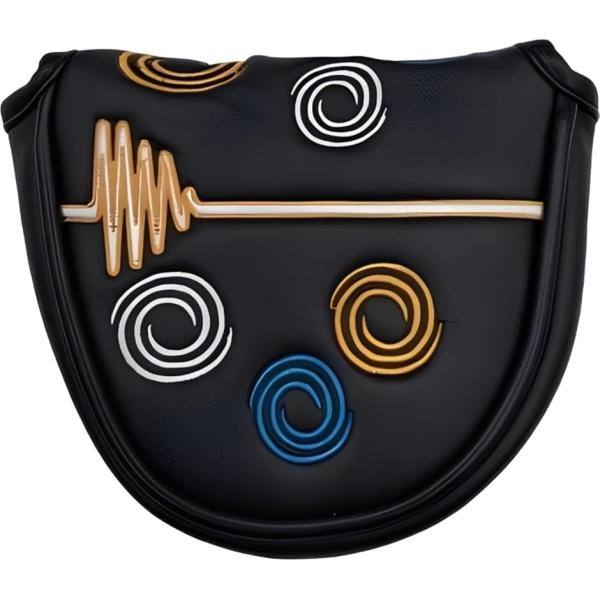 バリエーションコード : 2BRRX0L1PT＊オシャレなデザインと機能性を備えたパターカバー＊内側は柔らかい素材でクラブヘッドを優しく保護＊開閉部分はテープで簡単に付け外し、サイズ調整もスムーズ＊ホールド力がありガッチリ固定で紛失防止＊持...