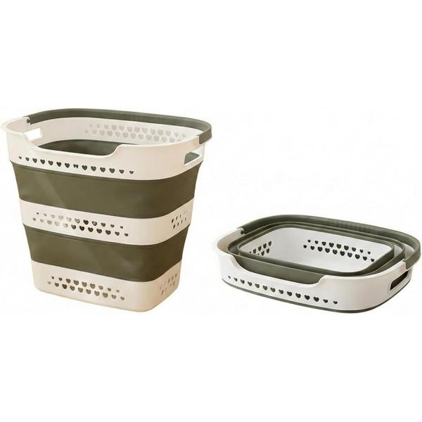 バリエーションコード : 2BRRVDKIVV「スリム設計で隙間を有効活用」 柔軟な素材を活かした設計で、使用しない時は数センチの厚みまで平らに畳めます。洗濯機横や棚のわずかな隙間に収まるため、場所を取りません。狭い洗面所でも空間を広く使え...