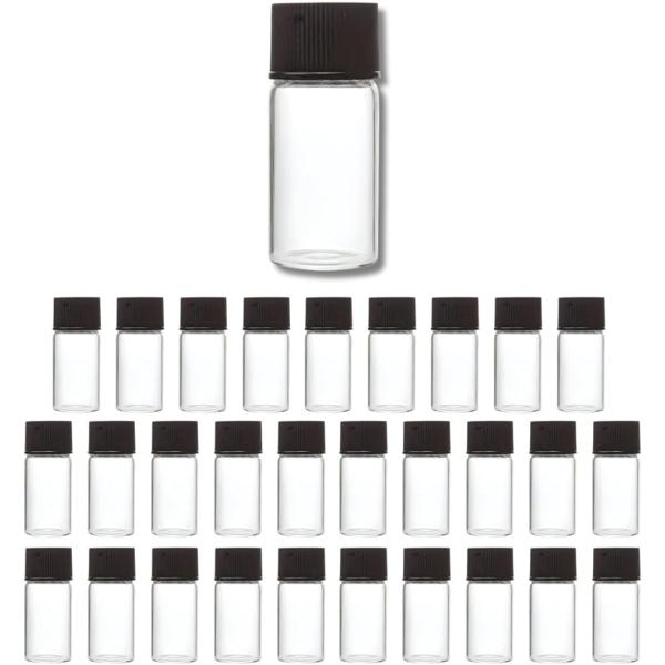 バリエーションコード : 2BRSX4WN01「耐熱性・透明性に優れたホウケイ酸ガラス製ミニボトル」ホウケイ酸ガラス（硬質・耐熱ガラス）を使用したガラス小瓶セットです。温度変化に強い素材で、アロマオイル、エッセンシャルオイル、香水、化粧水、...