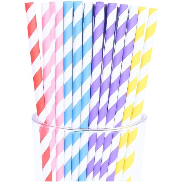 バリエーションコード : 2BU23PGXGO商品内容: パーティー用紙ストロー25本入り、長さ19cm、国内検品済みカラーバリエーション: 5色のカラフルなストローが各5本ずつ、合計25本セット用途: 誕生日パーティー、ホームパーティー、...