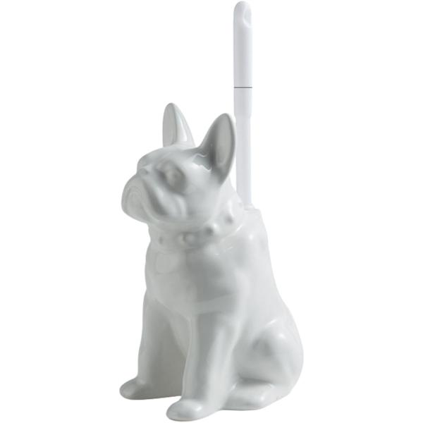 バリエーションコード : 2BUPX4WICWお洒落で可愛いフレンチブルドッグ型のトイレブラシホルダー。インテリアとしても映える洗練デザインで、トイレ空間を一気にスタイリッシュに演出します。存在感のあるフォルムが、毎日の掃除をちょっと楽しく...