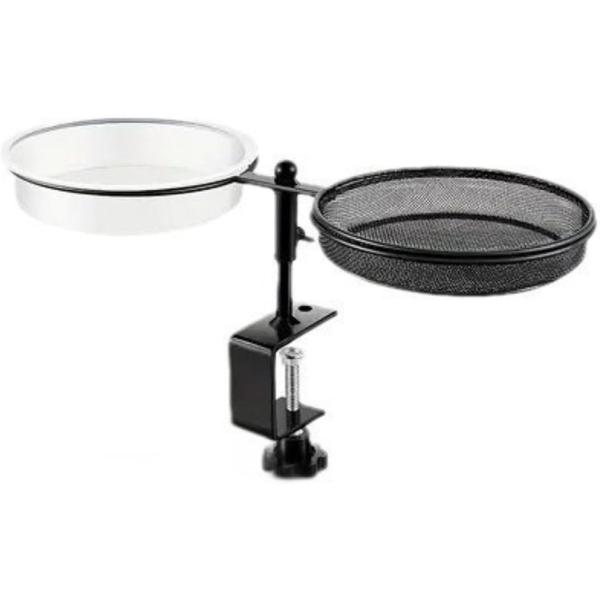 「デザイン」シックなブラックカラーが庭やベランダに自然と馴染む上質なデザイン。「機能性」しっかり固定できる設計で、風や振動でも餌や水がこぼれにくい。「省スペース」コンパクトサイズで狭いベランダや小さな庭でもスッキリ設置可能。「自然体験」野鳥...