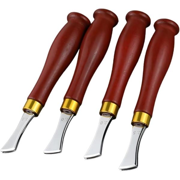 「レザークラフトのクオリティが劇的に変わる。プロの仕立てを実現する「フチ捻」4本セット」レザークラフトの作品がなんとなく野暮ったく見える。その原因は「コバ（縁）」の処理かもしれません。このフチ捻（念引き）工具セットを使えばコバに一本の飾り線...