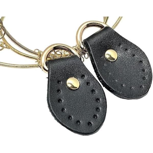 バリエーションコード : 2BRTJLVGXC1セット（2個入り）　サイズ：約4.5ｘ2.5cm (Dカン含）素材：本革　Ｄカンはキラキラ感 のあるゴールドハンドメイド　バッグの材料　バッグ作成パーツ　持ち手　ジョイント