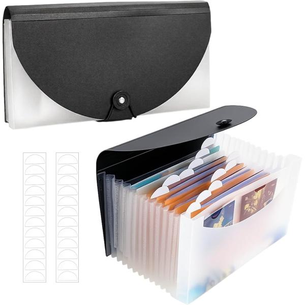 バリエーションコード : 2BRV23VCJ013ポケットで書類を分類整理：13仕切りのアコーディオン構造で、通帳・契約書・チケット・カードなどをカテゴリー別に整理できます。インデックス付きで必要な書類をすぐに取り出せます。なかなか収納整理...