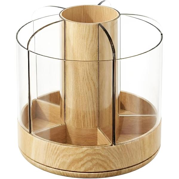 バリエーションコード : 2BRVNI9CY0「360度回転で時短メイク」 くるっと回すだけで欲しいコスメがすぐ手に取れる回転式スタンド。透明アクリル製で中身が一目でわかり、朝の忙しい時間も探す手間ゼロ。毎日のメイク時間をもっと快適でスムー...