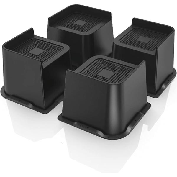 バリエーションコード : 2BRVR3WNJI脚元に置いて高さ調整をしやすくする、家具用かさ上げブロック（家具継ぎ足し脚）4個セット。「用途」こたつ机、テーブル足 テーブル 脚、ソファ 脚、デスクかさ上げなど、脚元の高さを変えたい場面に。「...
