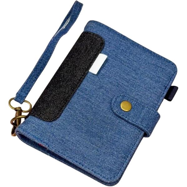 「ヴィンテージ感漂うデニム表紙」本格デニム生地を贅沢に使用したA7手帳は、レトロな風合いと上質感が魅力。持つたびに気分が高まります。「自由度抜群の6穴リング仕様」6穴リングでA7リフィルに対応し、ページの追加や差し替えも簡単。60枚の無地ペ...