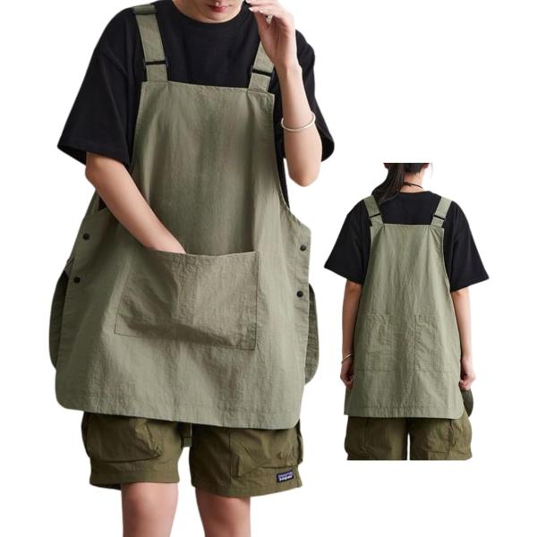 バリエーションコード : 2BRYKKVX5V「前後2WAY ＆ ゆったりシルエット」 前後どちらでも着用できるデザインで、日々の気分やシーンに合わせて着こなしを楽しめます。ゆとりのあるオーバーサイズのシルエットで、性別や体型を問わず、様々...