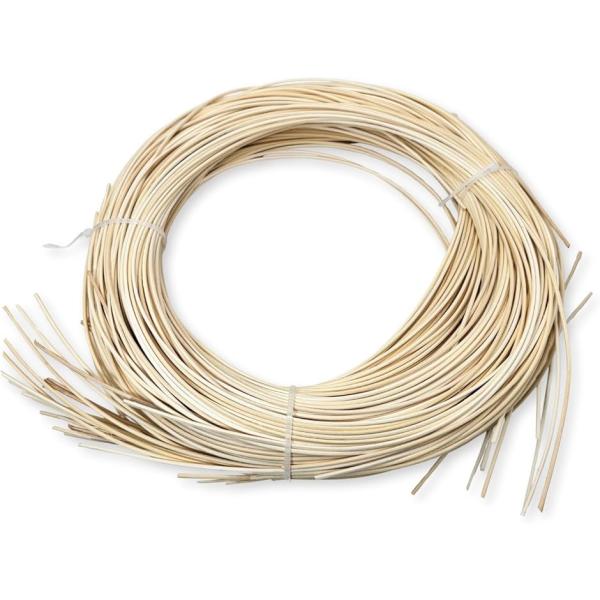 バリエーションコード : 2BU08LWOT8「幅広い作品づくりに対応」コースターやかご、バッグ、ランチョンマットなど幅広いハンドメイド籐工芸に活用できる未染色のラタン（籐）の丸芯です。太さも1.2mm.7mmまで豊富に揃っているので、アイ...
