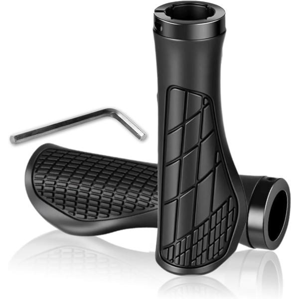 「負荷を抑制」高弾力ラバーとエルゴ曲面が路面振動を吸収し、長距離でも手首・肩の負担を最小限に抑えます。週末ライドや通勤でも「あと数キロ」がラクになる快適性です。「確かなグリップ」ダイヤモンドデザインxTPE素材を採用した高弾性ラバーは色褪せ...