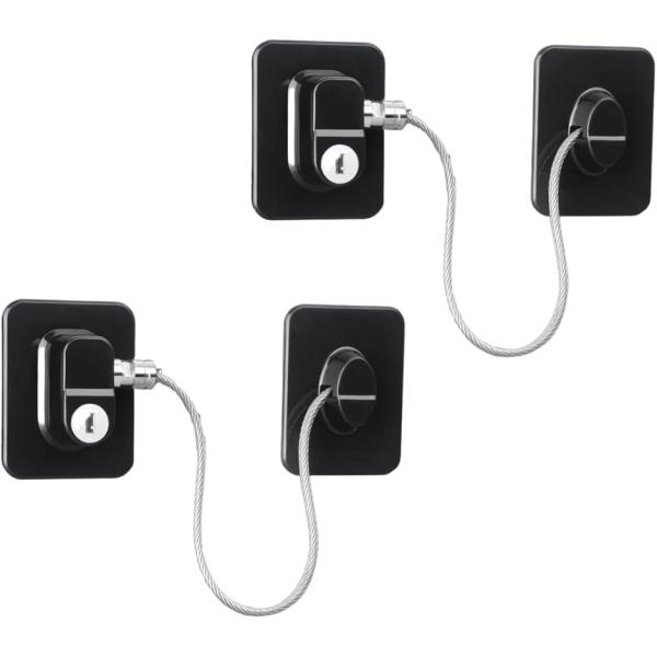 バリエーションコード : 2BU0SD8CG2「多彩な用途で活躍するドアロック」 冷蔵庫や室内ドア、引き出し、窓、キャビネットなど幅広い場所でしっかり使える2個パックのドアロックは、ご家庭の様々なシーンで大切なものを安全に守る強い味方です。...