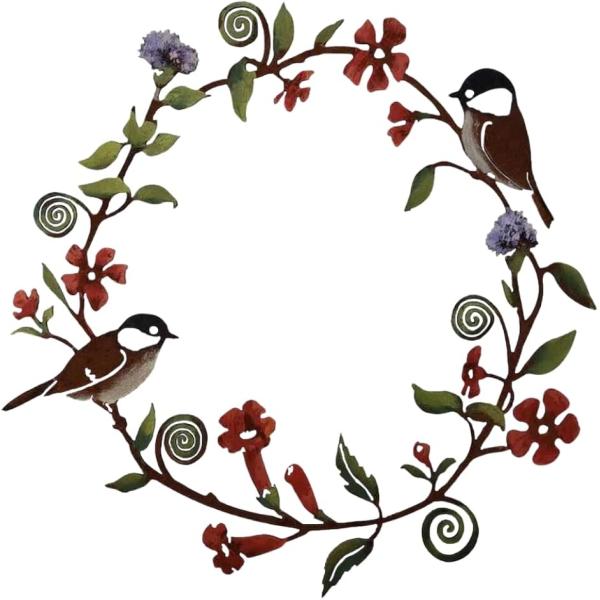 「デザイン」山雀モチーフの透かし彫りが背景の色や光を美しく引き立て、季節ごとの変化を楽しめます。「素材感」やや柔らかめの錬鉄製で、曲げて角度を調整できる自由度の高い設計です。「雰囲気演出」素朴でアンティーク調の風合いが、自然に溶け込みながら...