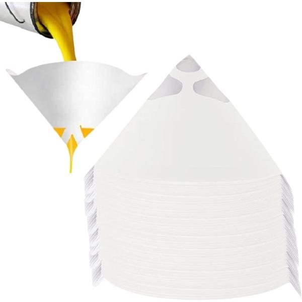 バリエーションコード : 2BU0YJPGRG塗装や実験に便利なろ紙セット：塗料やオイルや水など液体の不純物除去に最適な100メッシュのファンネル濾紙。ペイントやDIY、実験にも活躍します。使い捨てタイプで簡単・清潔のペイントストレーナー：...