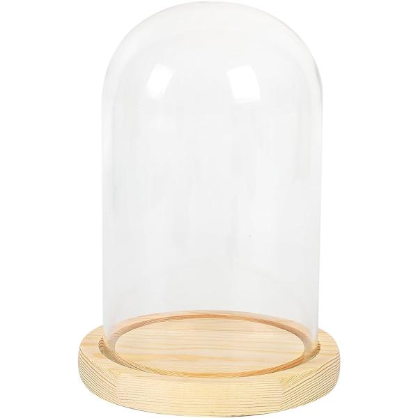 バリエーションコード : 2BU1203WVK「商品説明」木製ベースと強化ガラスを組み合わせたシンプルで高級感のあるガラスドームケースです。プリザーブドフラワーやドライフラワーを美しく飾るのはもちろん、アクセサリーやフィギュアなど大切なコレ...