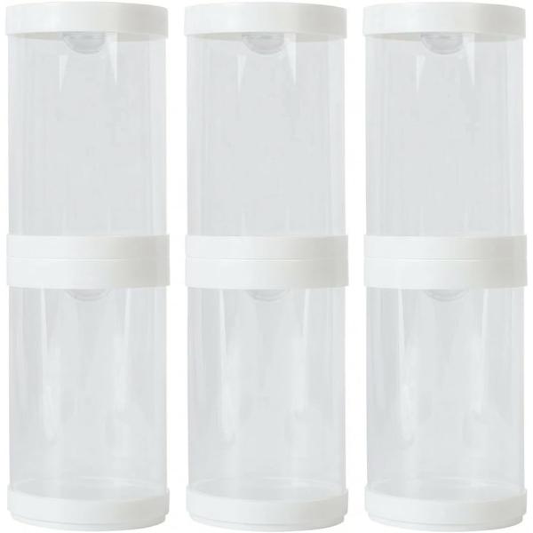 バリエーションコード : 2B9OWCGC5Vフィギュアや小さなコレクションアイテムを美しくディスプレイできるクリアケースの6個セットです。透明なカバーはホコリや汚れを防ぎ、大切なコレクションを綺麗に保護。積み重ね可能な設計で、省スペースで...