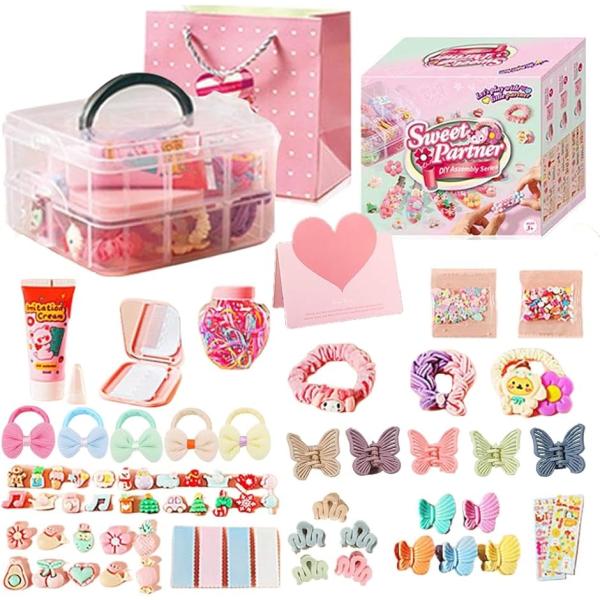 バリエーションコード : 2BU1TSLXFP「豪華ヘアアクセサリーセット」蝶とリボンなど色々可愛いデザインで作られたヘアアクセサリーを含まれます。色が鮮やかで、毎日違うデザインを変更して、洋服とコーディネートします。これをつけて瞬間女の子...