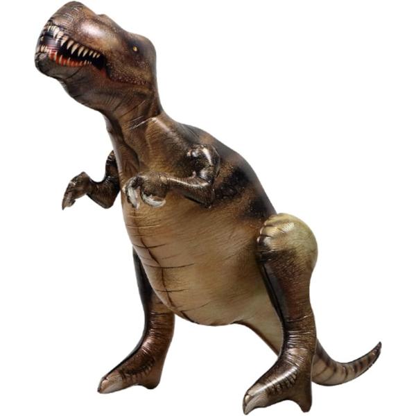 バリエーションコード : 2BUWV392N6リアルな恐竜デザインのティラノサウルス型3Dバルーンは、誕生日飾り付け男の子に大人気のアイテムです。リアルなT-レックスの風船で、忘れられないバースデーを演出してみませんか。高さのある巨大なT-...