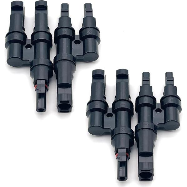 バリエーションコード : 2BU20I5VRK「MC2分岐ソーラーコネクタ」太陽光発電ソーラーパネルの並列接続に。最大分岐枚数分接続可能です。MMF＋FFMコネクタ。「高品質素材」コネクターは、耐衝撃性、耐食性、耐高温性に優れた高品質のPP...