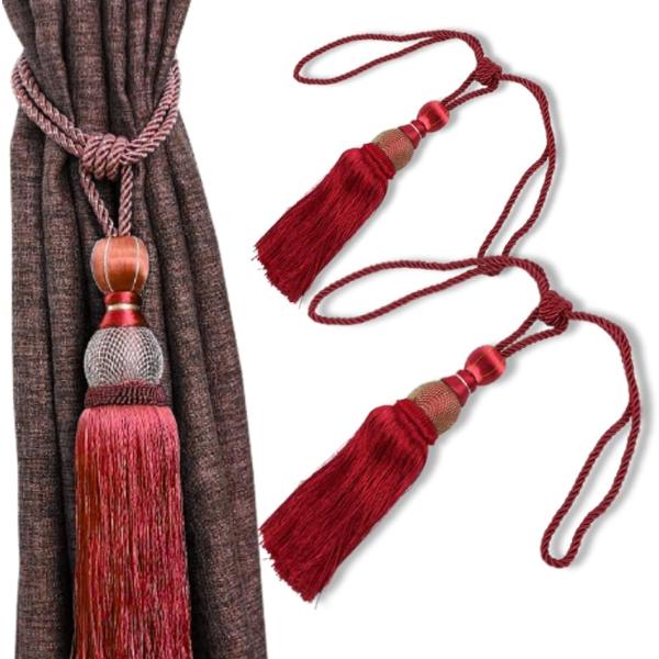 バリエーションコード : 2BU26S3L2N「上質感漂うカーテンタッセル」 重厚感と華やかさを兼ね備えたカーテンタッセルは、高級感あるロープと美しい房飾りが魅力。シンプルなカーテンに装飾性を加え、インテリア全体の格を上げてくれる上質なアイ...