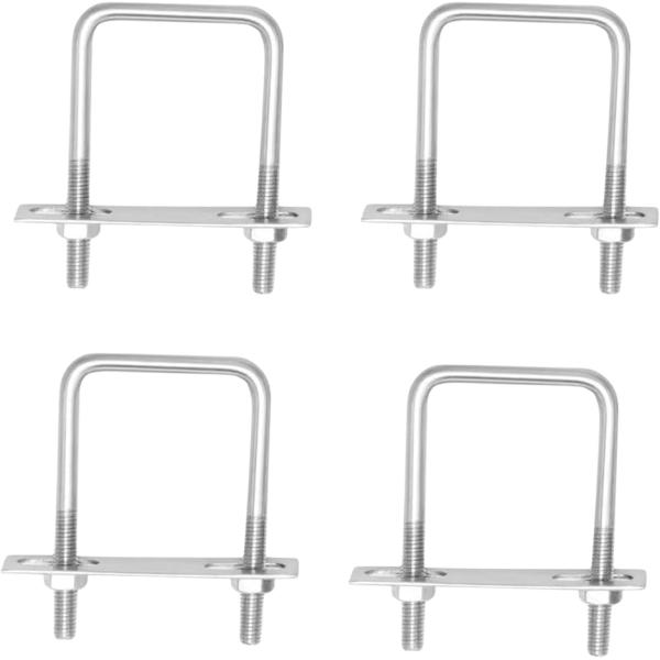 防錆・防湿に優れた304ステンレス製Uボルト このUボルトは高品質な304ステンレス鋼を使用しており、防錆・防湿・耐酸性・耐摩耗性に優れています。雨や潮風が強い環境でも安心して使用できます。強力固定を実現するプレート＆ワッシャー付きセット ...