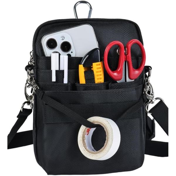 バリエーションコード : 2B9YGNC5NOマチ5cm大容量、複数ポケットと多数の機能を兼ね備えた仕事用ウエストポーチ。6.8インチスマホも入れられます。「ダブルファスナー・縫製強化仕様 」メインポケットのファスナーをダブルファスナーにし...