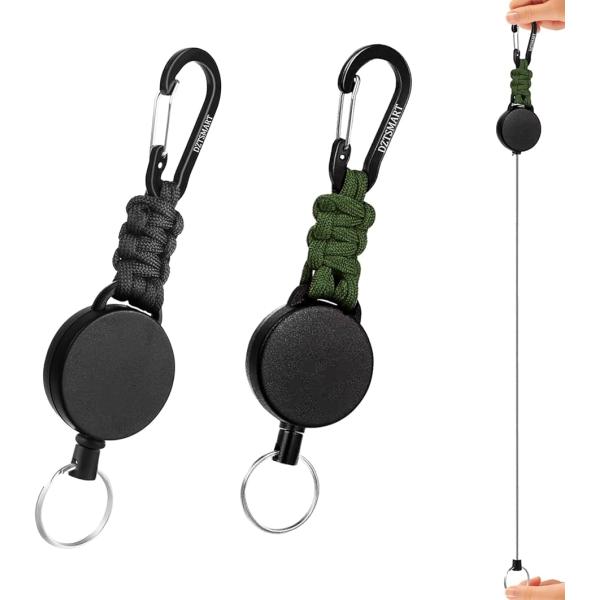 バリエーションコード : 2BU2VID0FU1. 「2個セット・伸縮可能のキーチェーン」最大60cmまで伸びる高耐久ステンレススチールワイヤー内蔵。直径約4.1cmのABS素材のバッジホルダー、内蔵の弾性バネとスチールケーブルで作られてい...