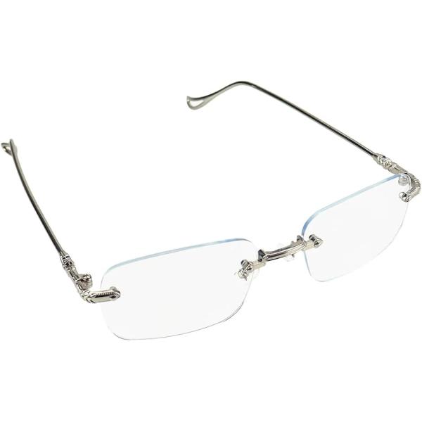 普段の通勤通学はもちろん、街歩きやお仕事シーンなど様々な場面に合わせられるシンプルなメガネです。本体はフレームレスタイプにより顔が隠れにくいので、表情やメイクなどをよりクリアに見せられます。ブリッジ部分には掛け続けても鼻が痛くならないよう、...