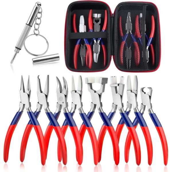 バリエーションコード : 2BJILI2V6Y「パッケージに含まれるもの」眼鏡リーフプライヤーx1、眼鏡鋭角プライヤーx1、眼鏡カーブノーズプライヤーx1、眼鏡カーブプライヤーx1+交換用プラスチックヘッドx1、眼鏡ハーフラウンドプライヤー...