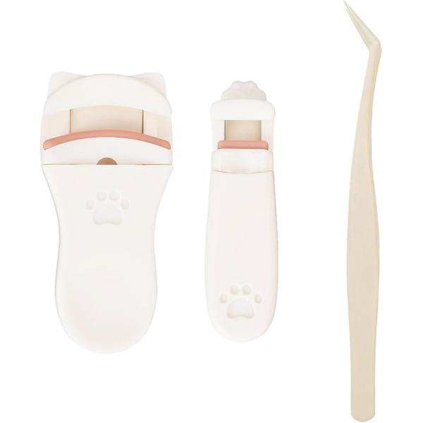 バリエーションコード : 2BU94QOJH6「まつげカーラーと+ピンセットセット」初心者や旅行者に最適です。かわいい猫の爪の形をしたまつげカーラーがまつげをまっすぐにサポートします。高精度のまつげピンセットなら、初心者でもたった1秒で使い...