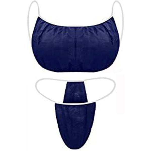 バリエーションコード : 2BU4LJXHGQ使い捨ての不織布ブラ＆ショーツ　10着セットです。（紙ブラジャーと紙パンティーのセット）サイズはフリーサイズです。ブラもショーツもゴムですので多くの方が着用できます。（ショーツの平置きウエストサ...