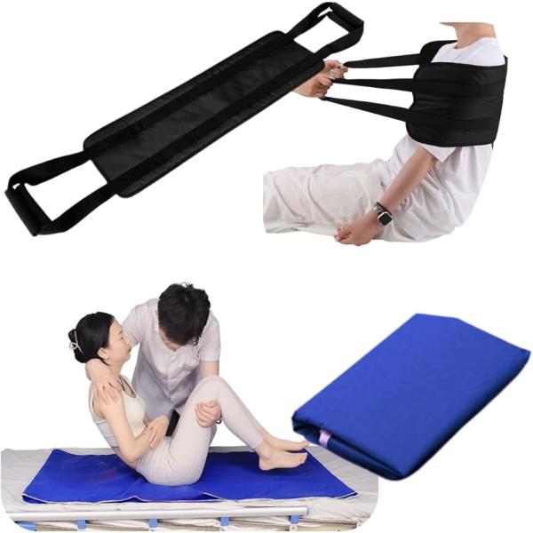 バリエーションコード : 2BU4GNJ0IJ「体の動きをやさしくサポート：多機能で安心の介護ベルト」 ベッドからの起き上がりや車椅子からの立ち上がりをやさしくサポートします。約120cmの長さとクッション入り幅広構造により、腰や背中をしっ...