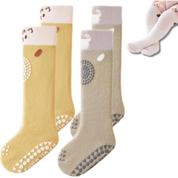 バリエーションコード : 2BU4WDNCII製品概要 ーハイハイ期の赤ちゃんの為の滑り止めハイソックス製品の強み ー膝・足裏・甲の安心滑り止め付 ー靴下がずれにくい製品仕様 ー 素材：コットン・ポリエステル・ポリウレタン製品サイズ ー生後...