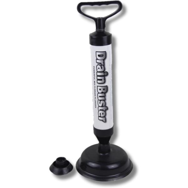 「大小2種類のカップ付きで幅広い用途に対応」トイレ、キッチン、浴室、洗面台、屋外排水口など、使用場所に応じて適したカップを選べるため、家庭のあらゆる詰まりトラブルに対応可能。トイレットペーパーの詰まりや、水の流れが悪くなったトイレの排水トラ...